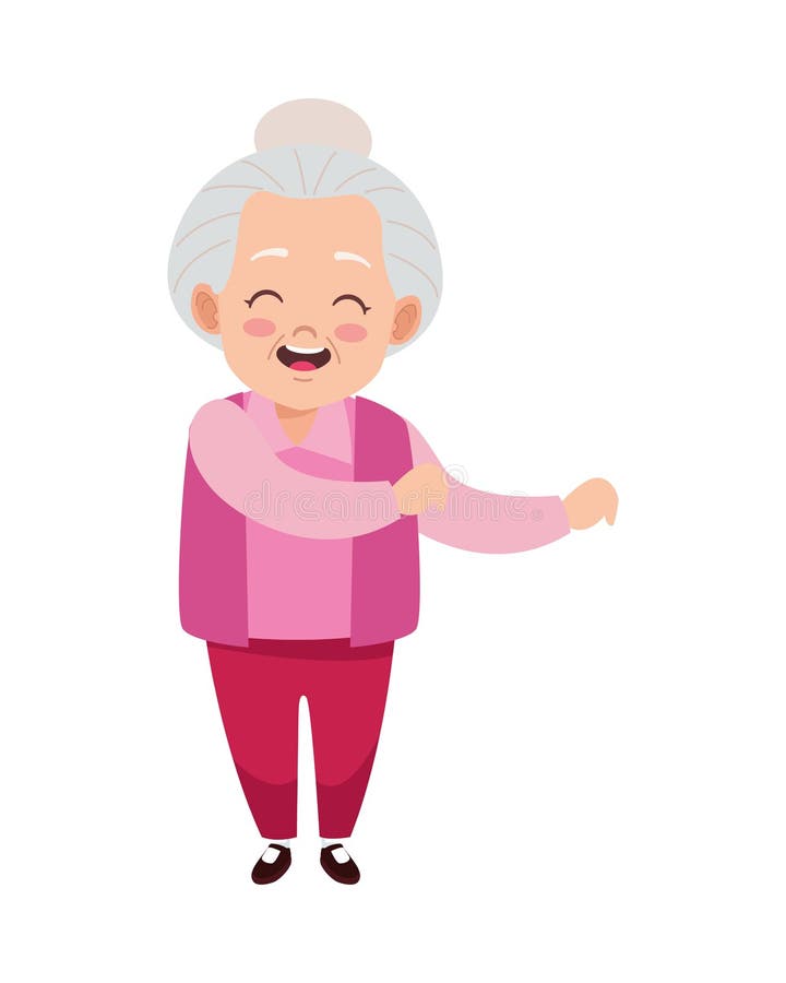 Cute Happy Grandmother Avatar Character Stock Vector - Illustration of ... Cute Happy Grandmother Avatar Character Stock Vector - Illustration of ...