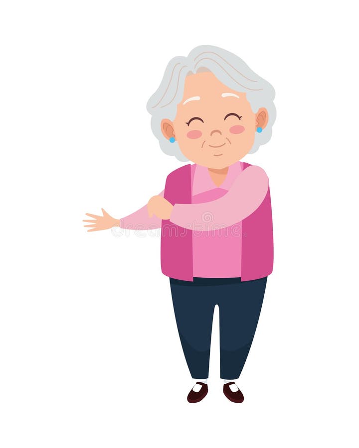 Cute Happy Grandmother Avatar Character Stock Vector - Illustration of ... Cute Happy Grandmother Avatar Character Stock Vector - Illustration of ...