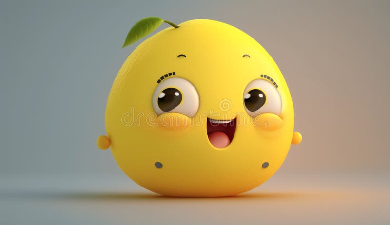 Lemon Cartoon Character Generative Ai Stock Illustrations – 351 Lemon ...