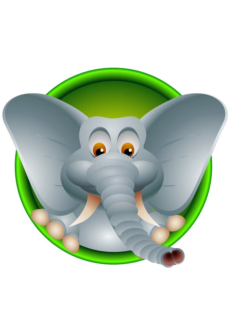 Elephant Cartoon Head Stock Illustrations – 17,284 Elephant Cartoon ...
