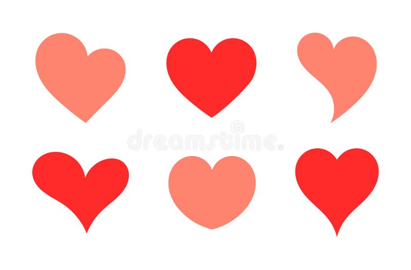 Cute hearts vector stock vector. Illustration of design - 81409678