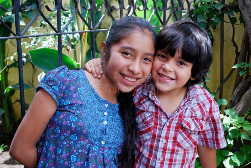 Cute Hispanic kids stock photo. Image of diversity, exotic - 20103796
