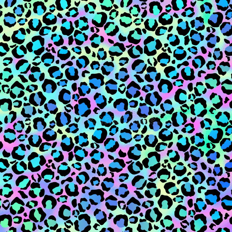 Neon Cheetah Print Wallpaper
