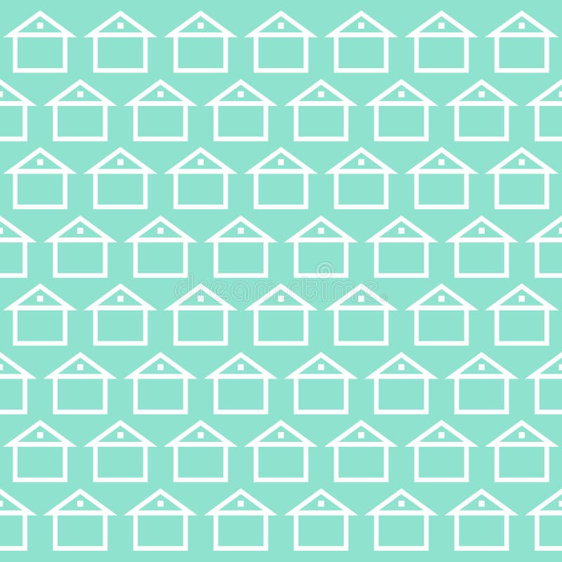 Cute Home Background Pattern. with Design Backdrop. Vector Illustration ...