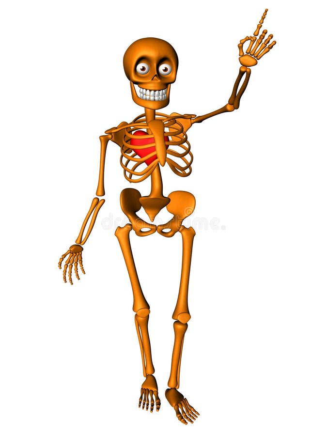 Cartoon Skeleton Body