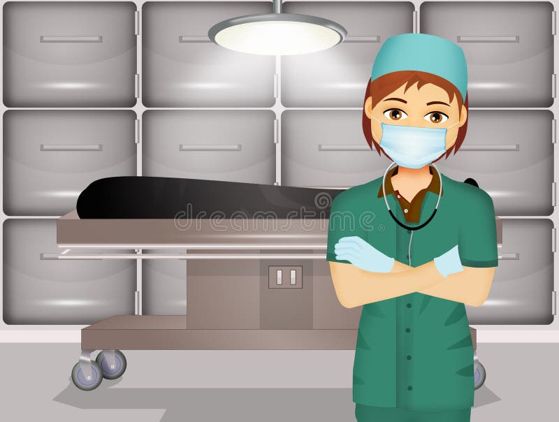 Forensic Pathologist Stock Illustrations – 359 Forensic Pathologist ...