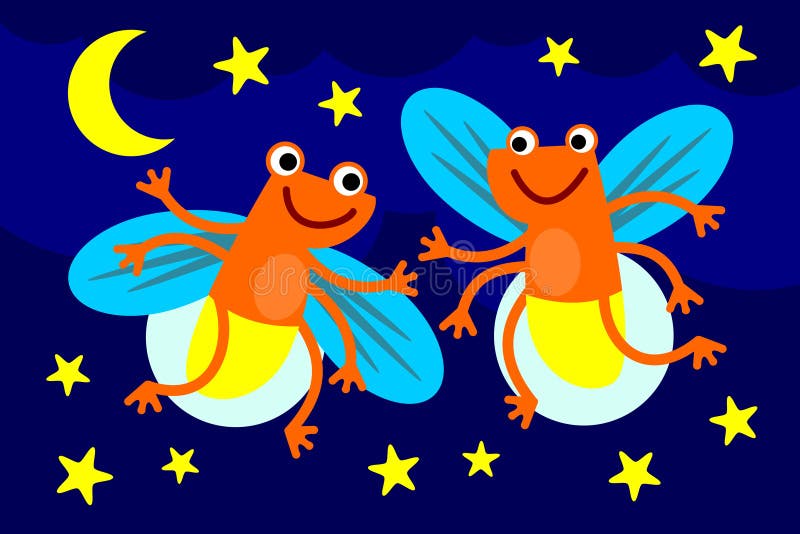 Glowing Firefly stock vector. Illustration of ritual - 20197654