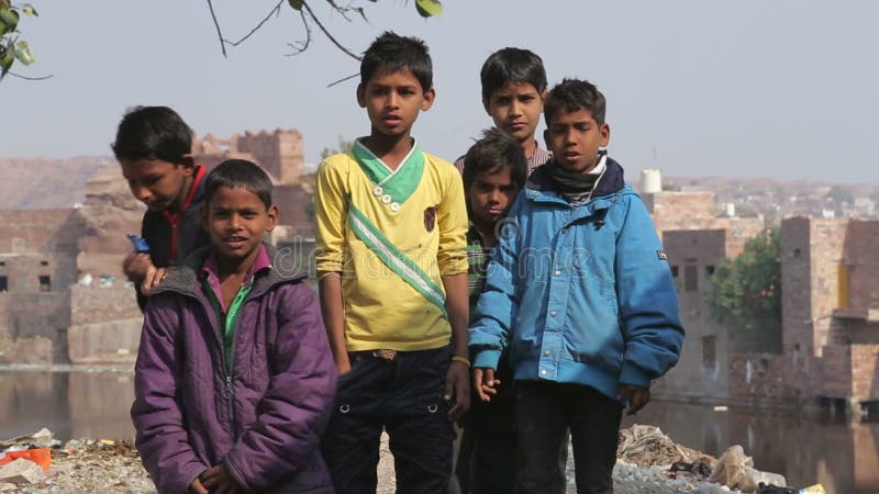 Two Indian Cute Kid Coming Back from School in Slow Motion Footage ...