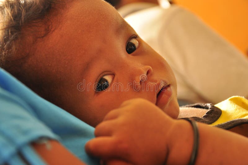Malaysian Indigenous Girl Smiling Serene Editorial Image - Image of ...