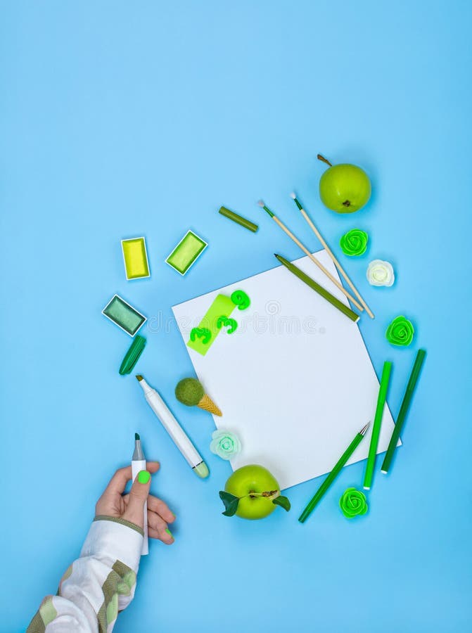 Cute Industrious Student. Having Fun with Study Work. Student Sit at ...