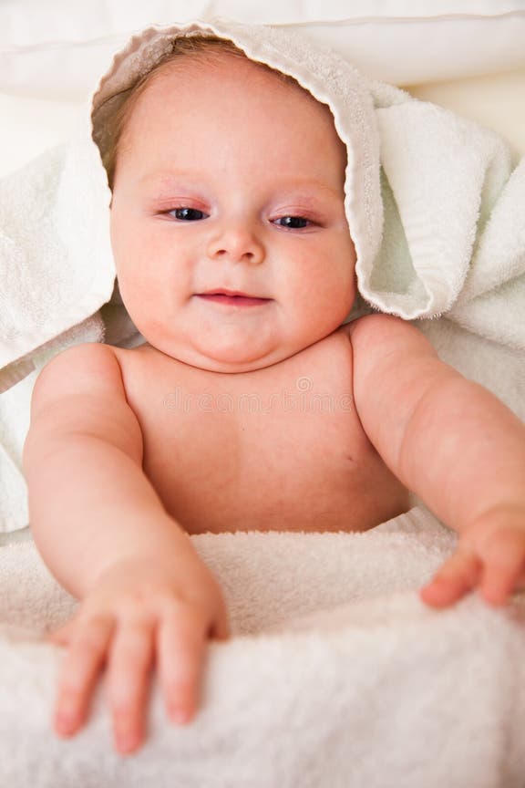 Cute infant gir stock image. Image of child, innocence - 23225051