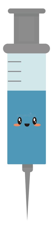 Cute Injection, Illustration, Vector Stock Vector - Illustration of ...