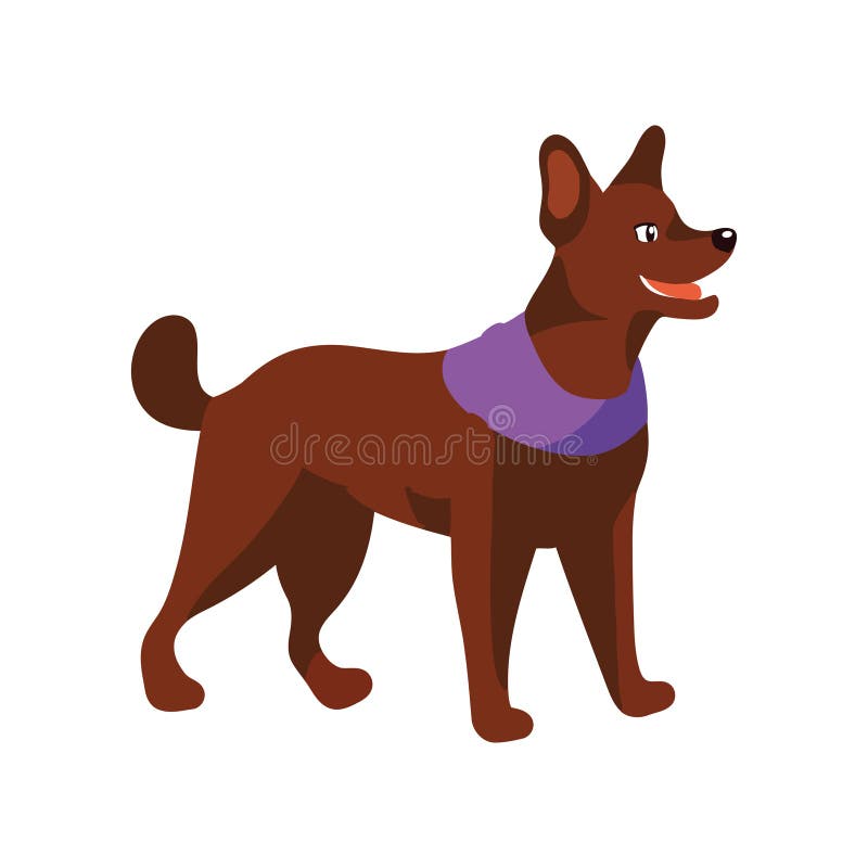Cute Isolated Puppy Smiling Stock Vector - Illustration of icon, small ...