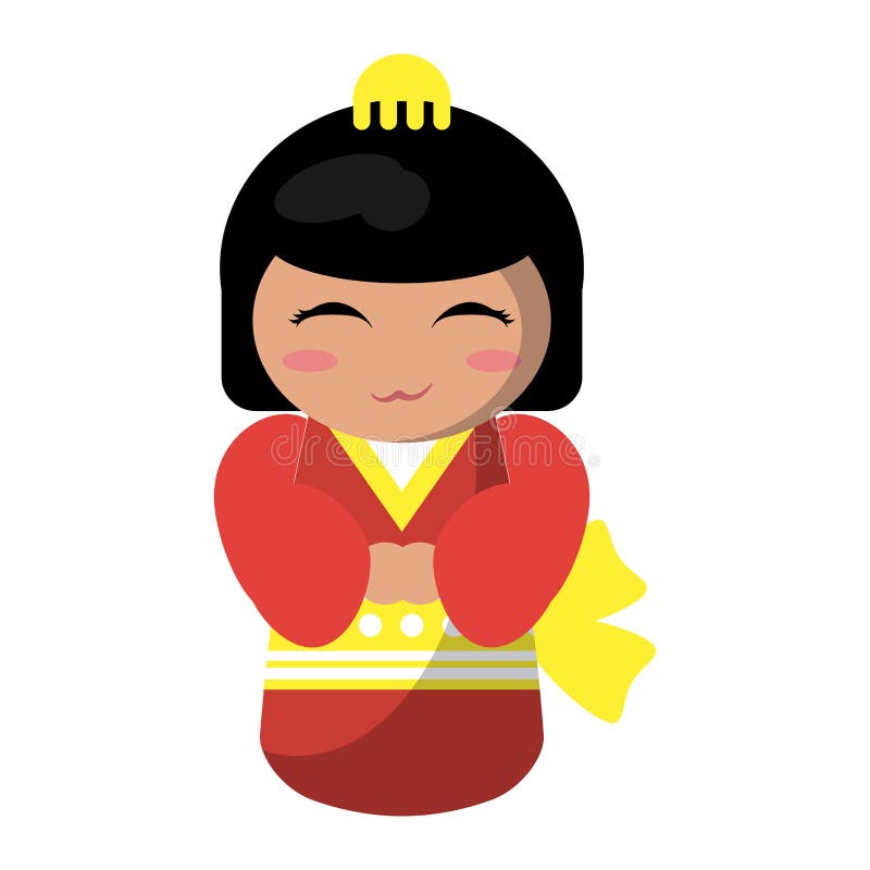 Cartoon Girl Kimono Stock Illustrations 1 667 Cartoon Girl Kimono