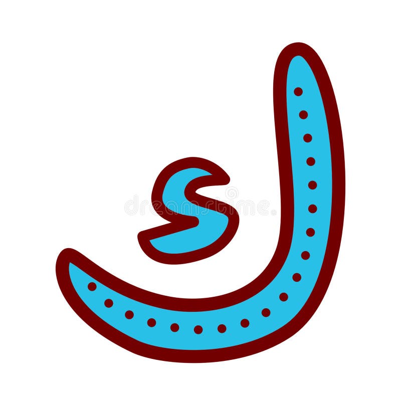 Cute Kaf Arabic Alphabet Letter Stock Vector - Illustration of ...