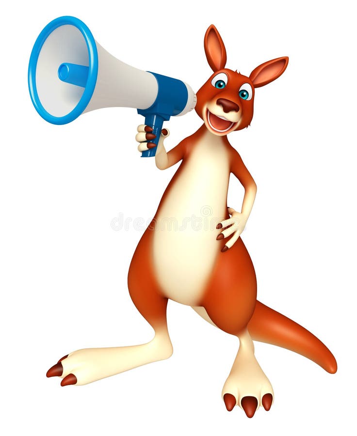 Talking Cartoon Kangaroo Stock Illustrations – 24 Talking Cartoon ...
