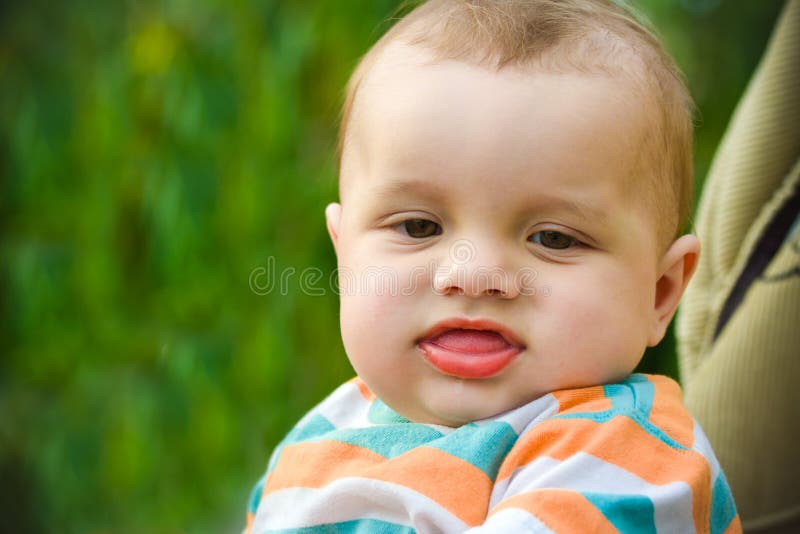 Cute kid stock image. Image of green, little, lovely - 15892149