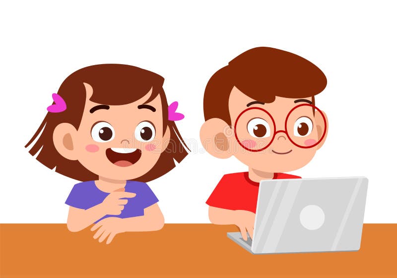 Kid Laptop Stock Illustrations – 2,950 Kid Laptop Stock Illustrations ...