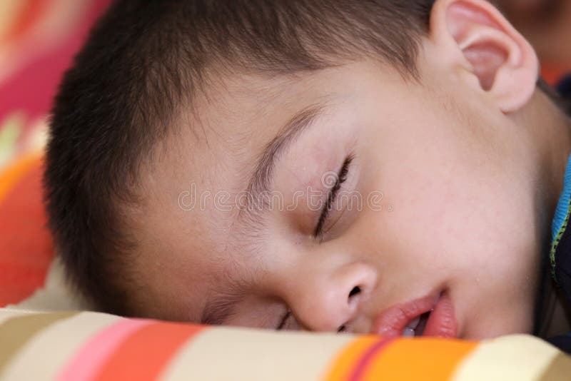 Cute kid in deep sleep stock photo. Image of dreaming - 11417490