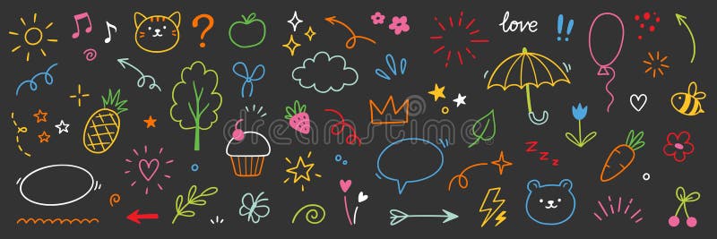 Cute Line Simple Kid Background Stock Illustrations – 30,327 Cute Line ...