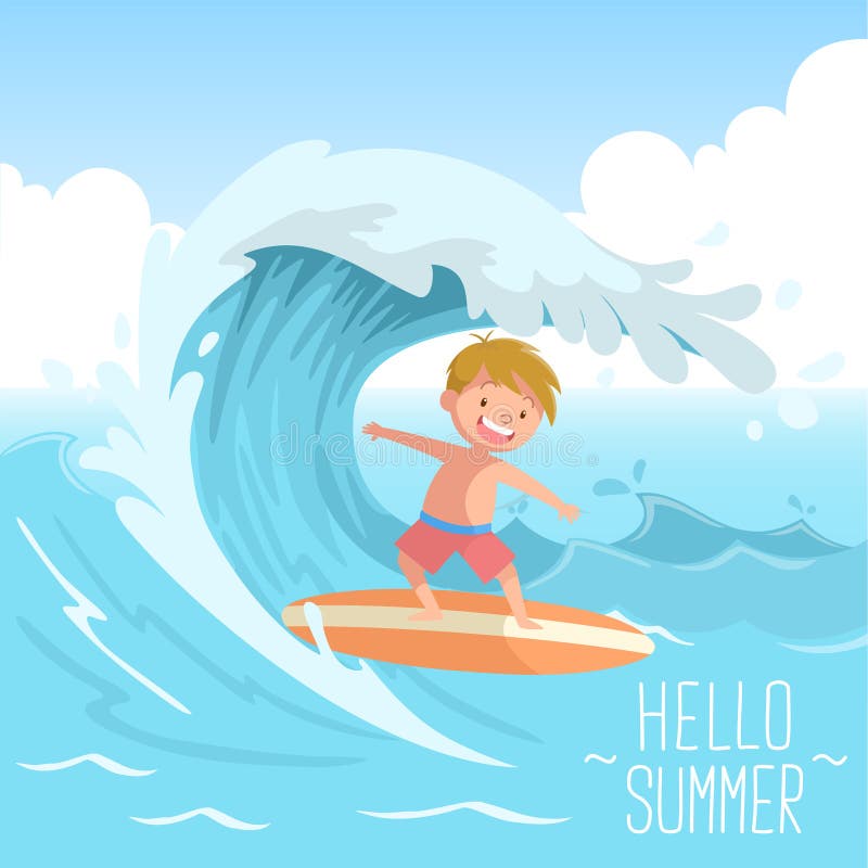 Kids Wave Hello Stock Illustrations – 249 Kids Wave Hello Stock ...