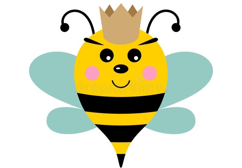 Golden Bee Crown Stock Illustrations – 231 Golden Bee Crown Stock ...