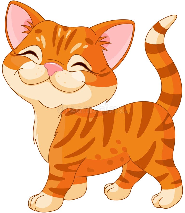 Cute Cat Cartoon Walking Stock Illustrations – 4,277 Cute Cat Cartoon ...