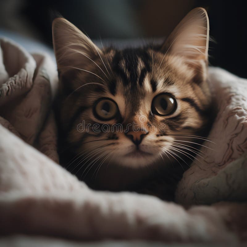 Blanket Cat Under Stock Illustrations 409 Blanket Cat Under Stock