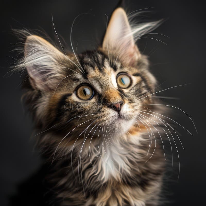 Cute Kitten Professional Photo Stock Photo - Image of animals, model ...