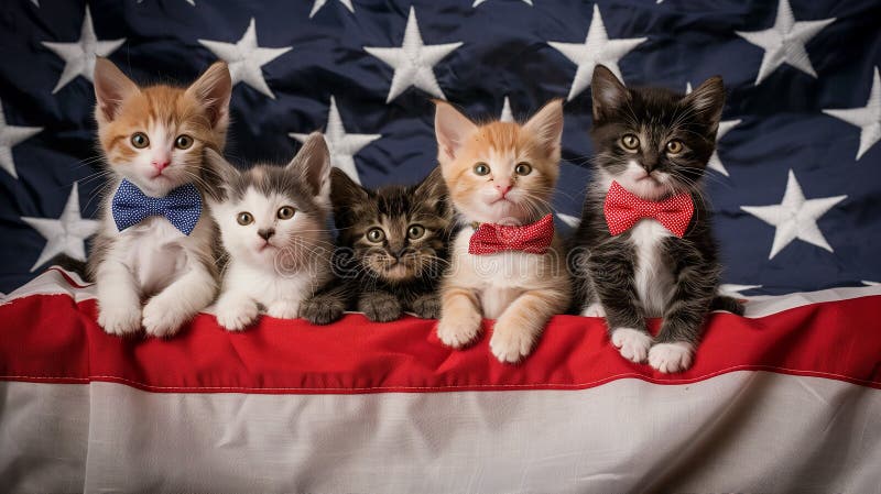 126 Kitty American Flag Stock Photos - Free & Royalty-Free Stock Photos ...