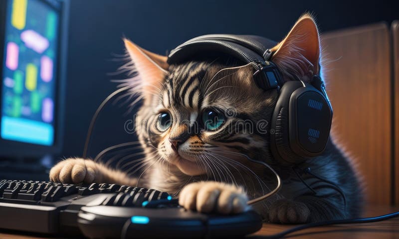 Kitty Gamer Stock Illustrations – 398 Kitty Gamer Stock Illustrations ...