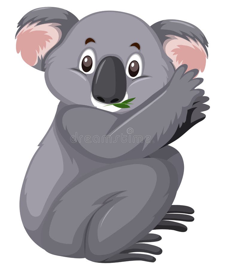 Koala Eating Cartoon