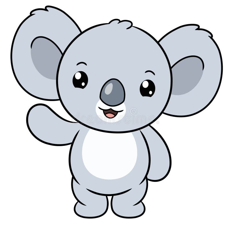 Koala Waving Stock Illustrations – 180 Koala Waving Stock Illustrations ...