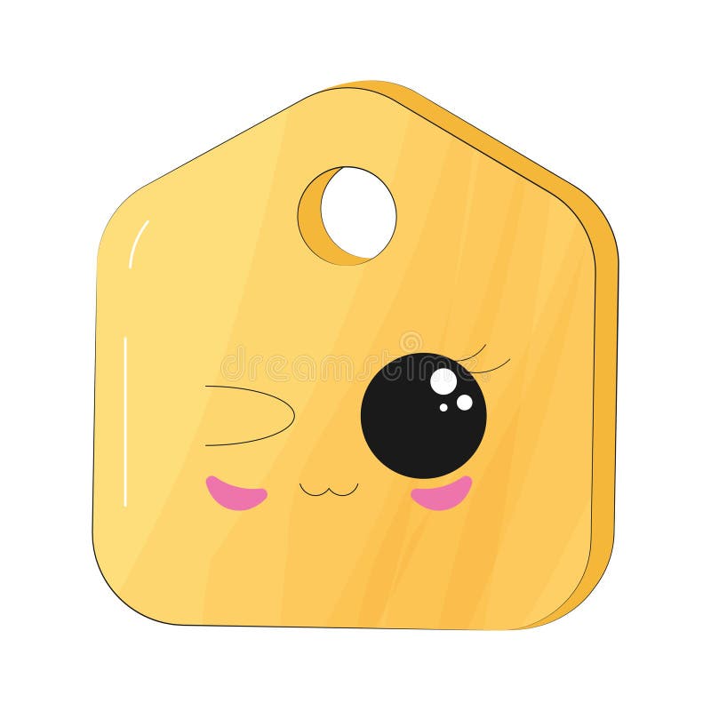 Cute Label Character Cartoon Vector Stock Vector - Illustration of ...