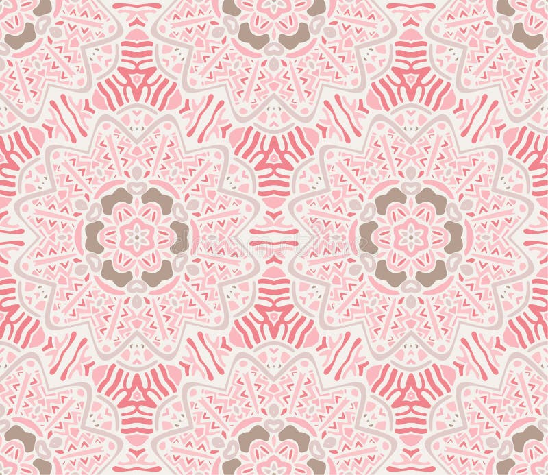 Cute Laced Doodle Seamless Geometric Pattern Stock Vector ...