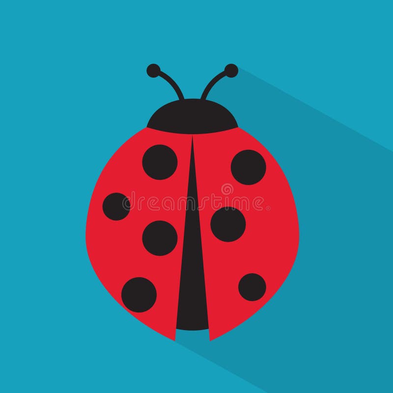 Cute ladybug icon stock vector. Illustration of fauna - 161274061