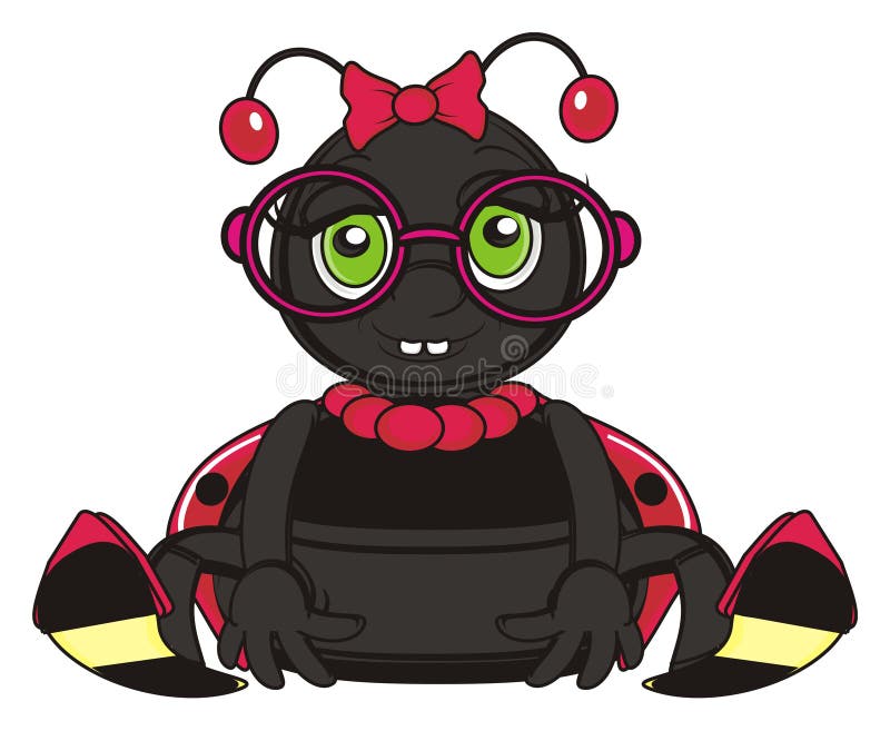 Ladybug Sitting Stock Illustrations – 368 Ladybug Sitting Stock ...
