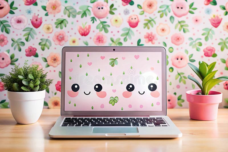 Study Girl Aesthetic Wallpaper Laptop Stock Photos - Free & Royalty ...