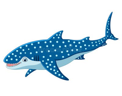 Cute leopard shark cartoon stock vector. Illustration of wildlife ...