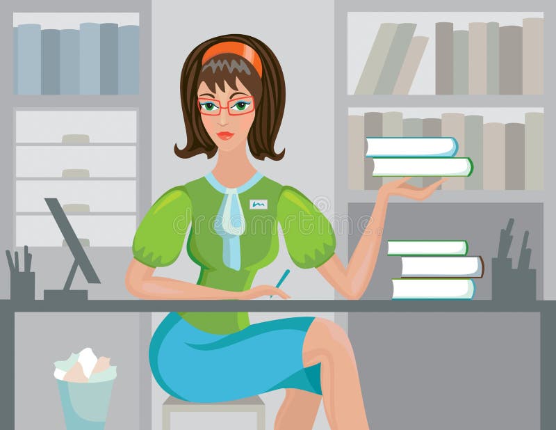 Librarian Stock Illustrations – 6,287 Librarian Stock Illustrations ...