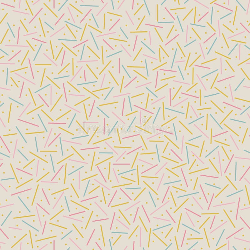 Cute Lines and Polka Dots Texture. Stock Illustration - Illustration of ...