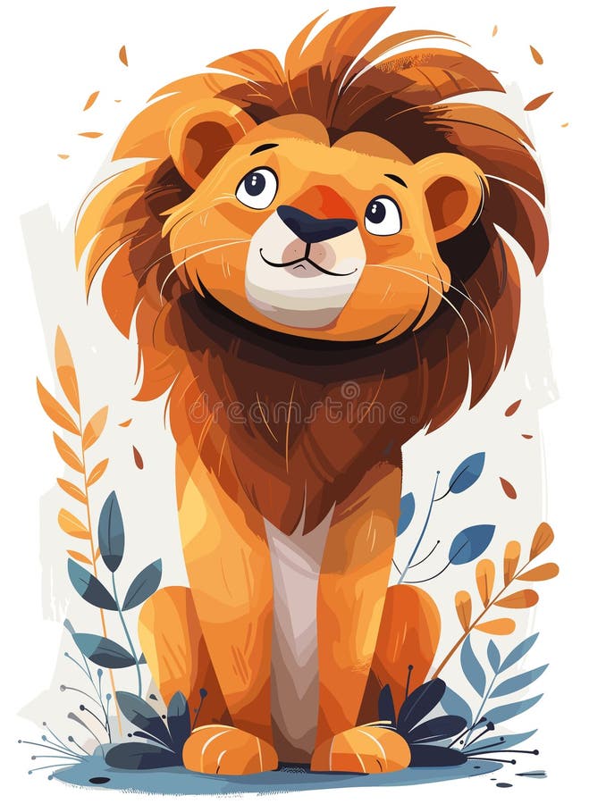 Lion Sitting Vector Stock Illustrations – 2,540 Lion Sitting Vector ...