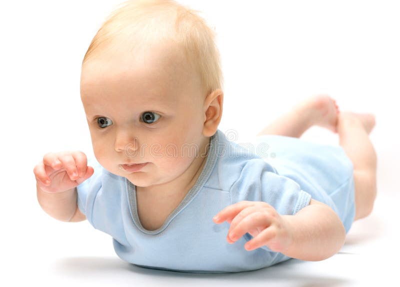 Cute little baby stock photo. Image of close, horizontal - 14688724