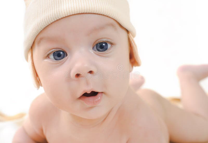 A cute little baby stock photo. Image of healthy, happy - 24282058