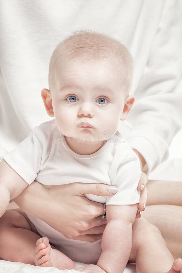 Cute little baby boy. stock photo. Image of expression - 88465396