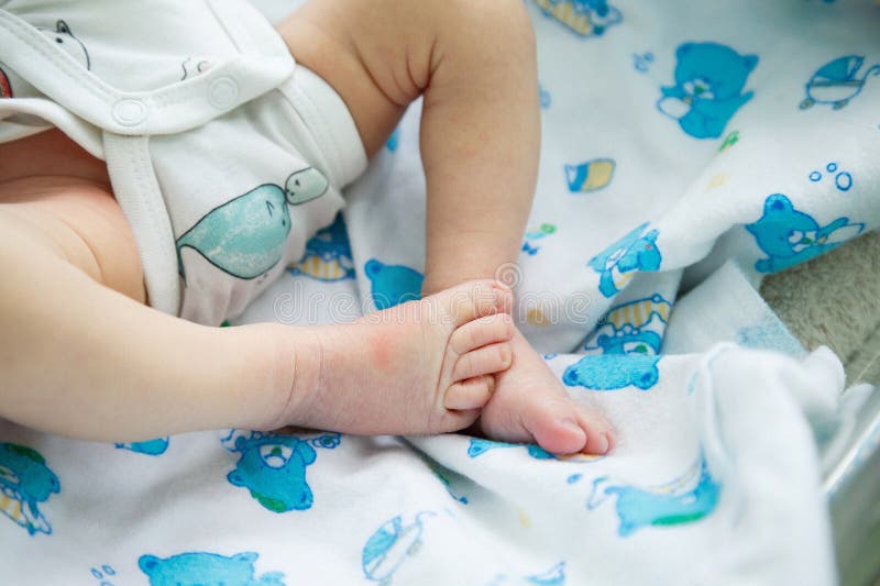 Cute Little Baby Feet in the Stock Photo - Image of baby, love: 348493648