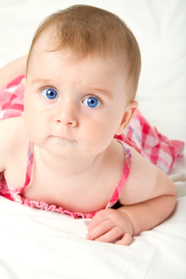 Cute baby stare stock photo. Image of stares, open, eyed - 15531032