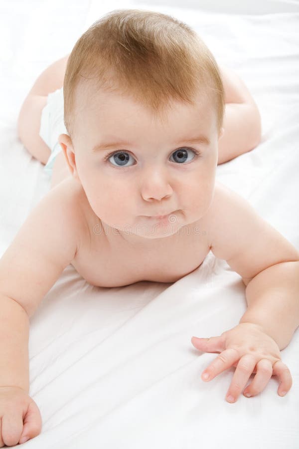 Cute little baby girl stock photo. Image of parenthood - 12152860