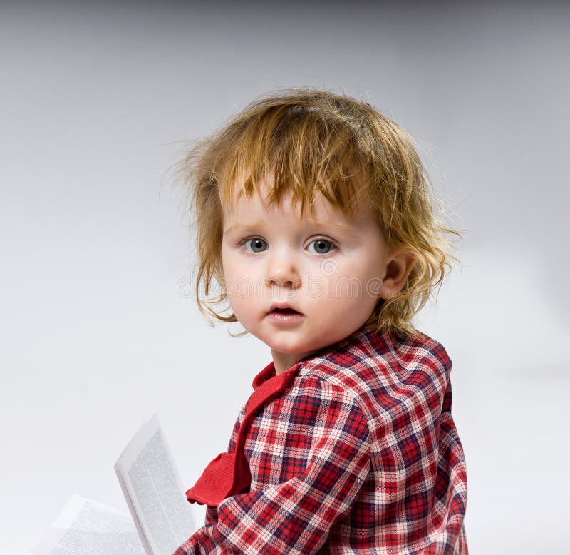 Cute Little Baby in Red Dress Stock Photo - Image of tiny, child: 23297640