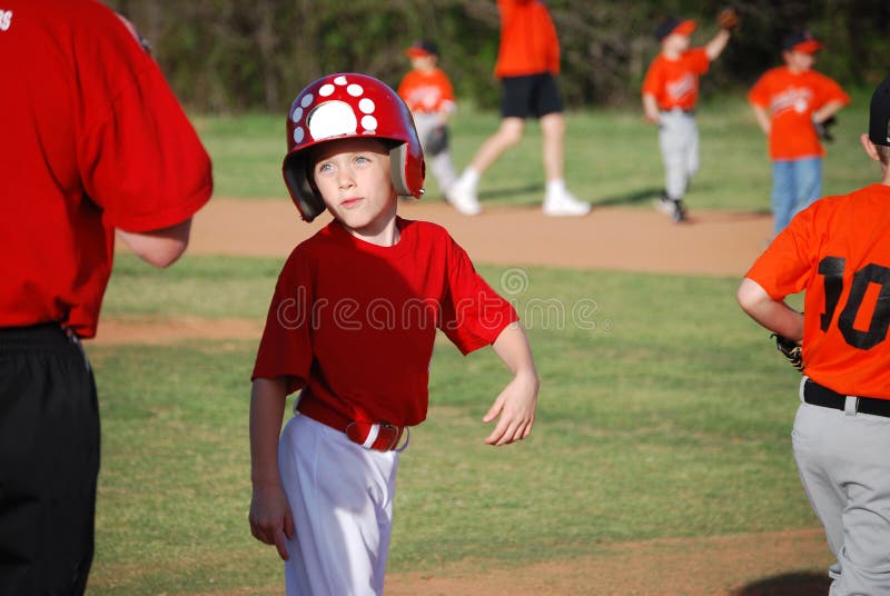 Cute little baseball boy stock image. Image of active - 32060483